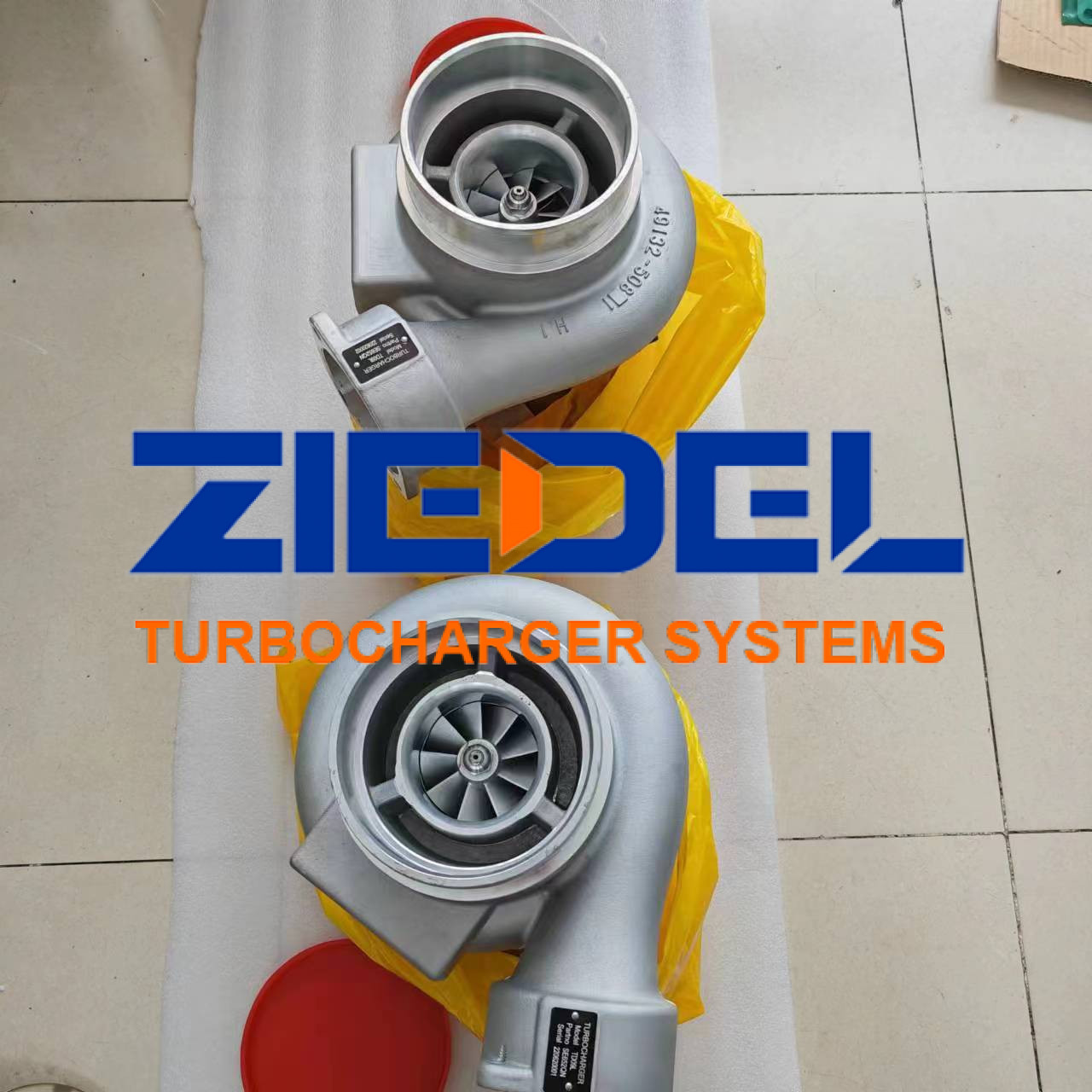 Turbocharger Assembly Perkins TD09L-34QRC, SE652CJ | Ziedel